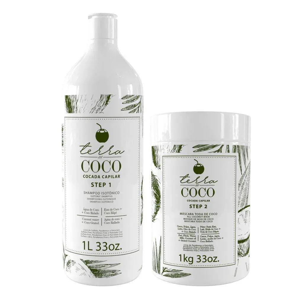 Kit Terra Coco - Cocada Capilar - Fashion Gold